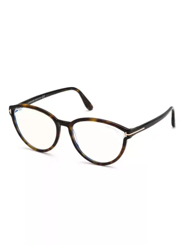 TOM FORD Round-frame Glasses - Brown