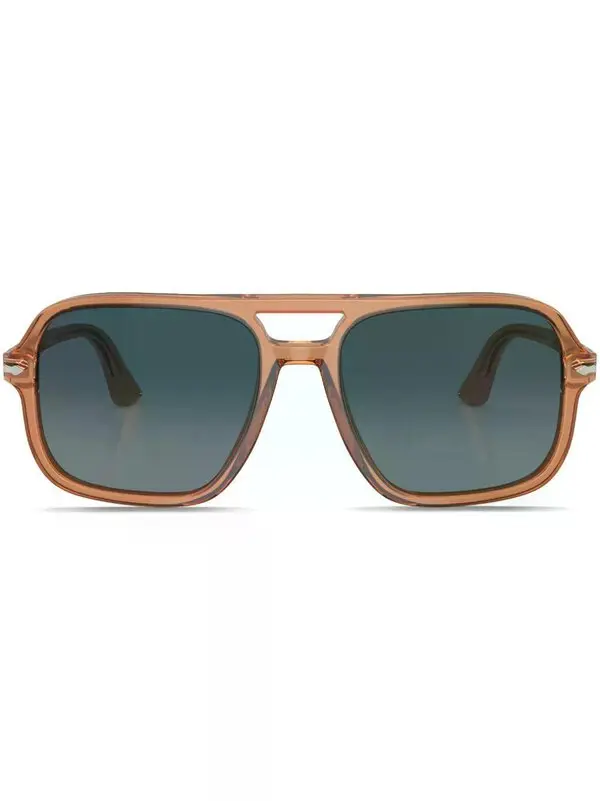 Persol Oversize Pilot Sunglasses - Brown