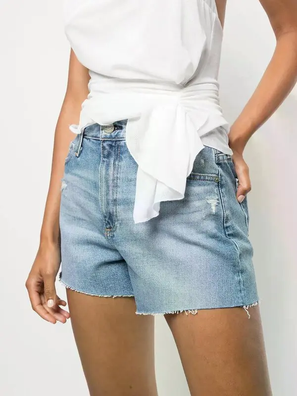 Ag Alexis High-rise Denim Shorts