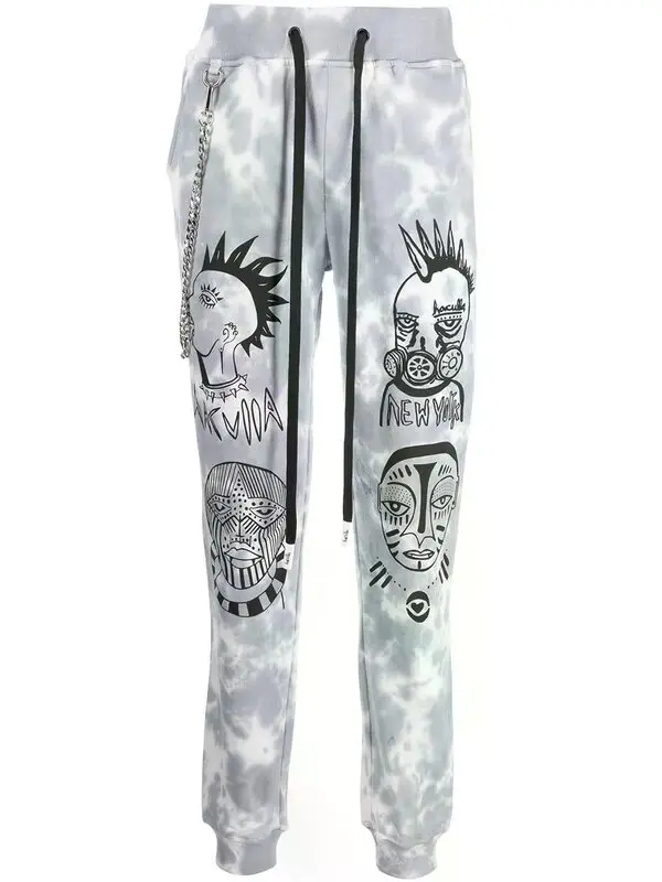 HACULLA. Tie Dye-print Drawstring Track Pants