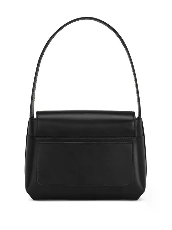 Dolce & Gabbana Logo-embossed Leather Shoulder Bag - Black