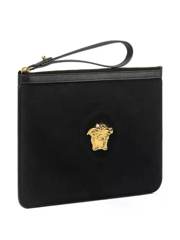 Versace La Medusa Canvas Pouch