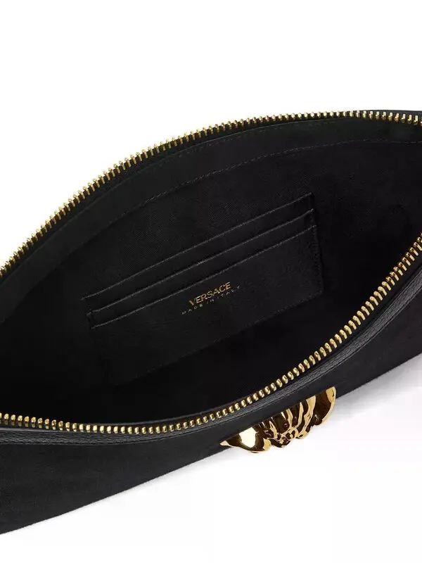 Versace La Medusa Canvas Pouch