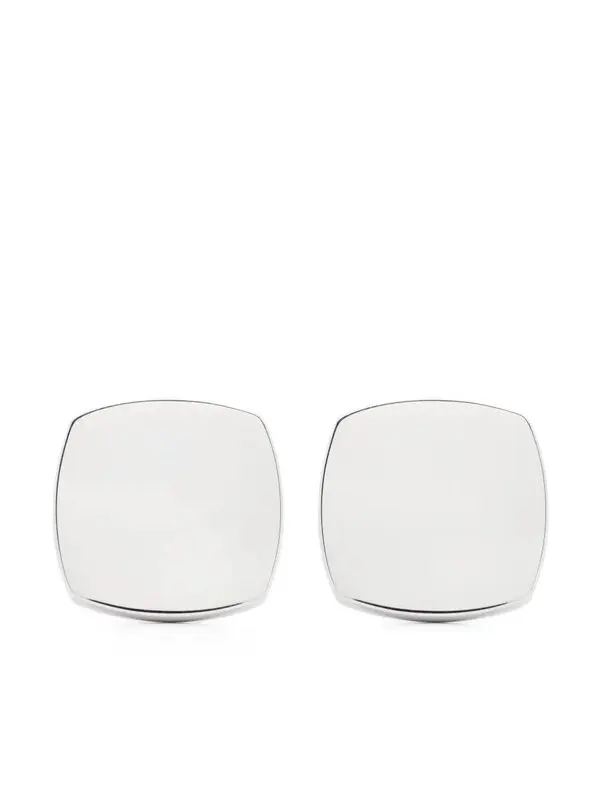 Tom Wood Large Umi Stud Earrings - Silver