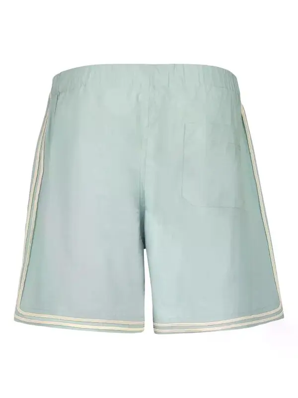 Commas Cotton Shorts - Blue