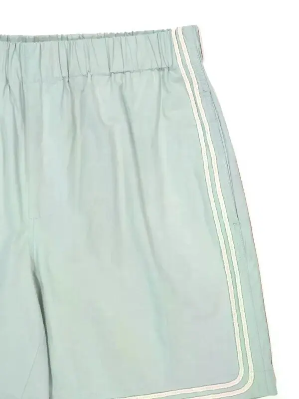 Commas Cotton Shorts - Blue