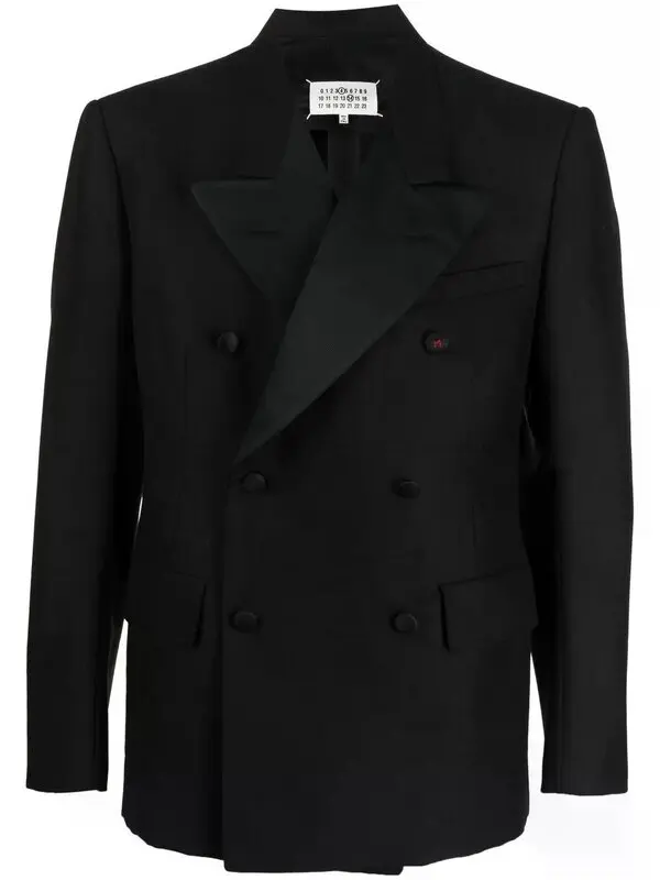 MAISON MARGIELA Double-breasted Mohair Blazer