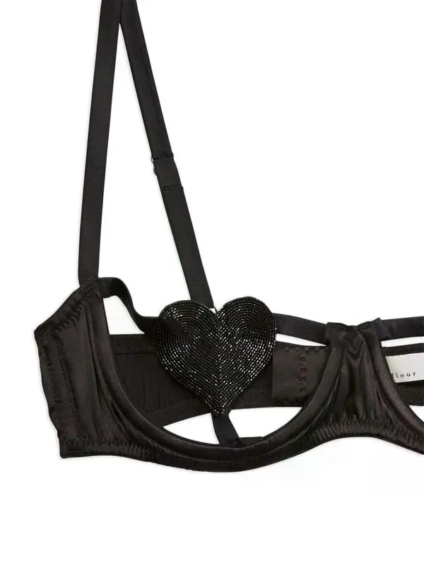 FLEUR DU MAL Queen Of Hearts Balconette Bra