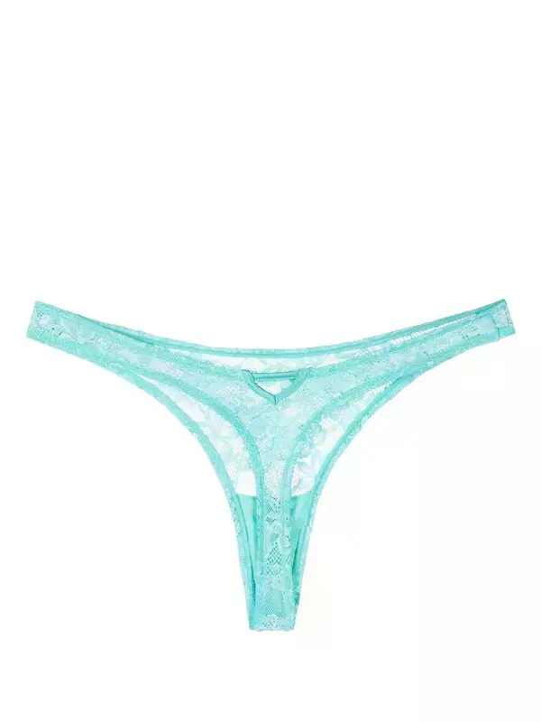 FLEUR DU MAL Le Stretch Lace Thong