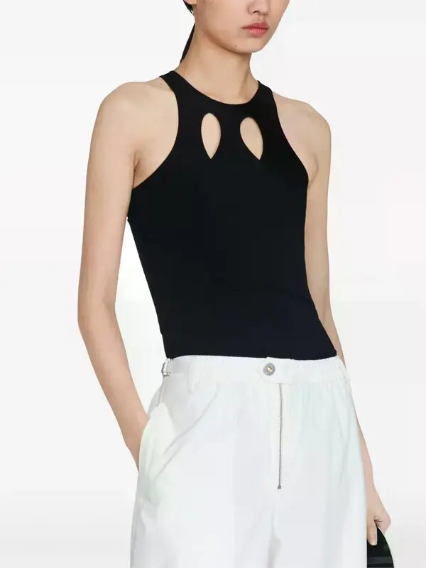 DION LEE Mobius Loop Cut-out Tank Top