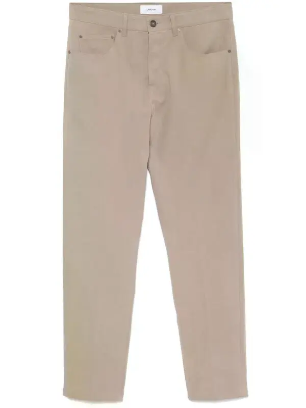 LARDINI Tapered Leg Denim Jeans