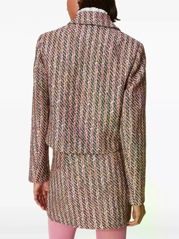 TWINSET Bouclé Lurex Blazer