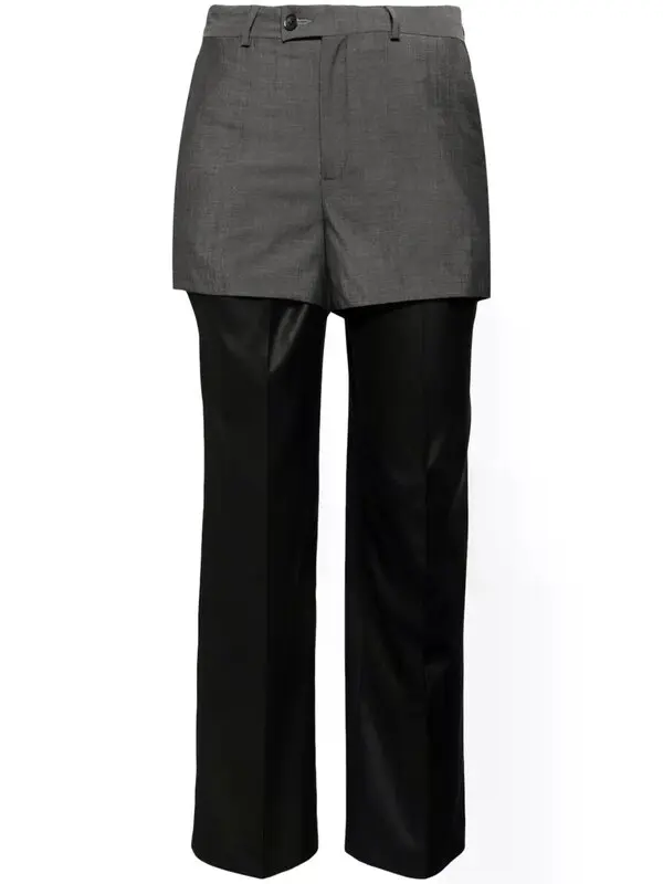 BETTTER Layered Straight Trousers