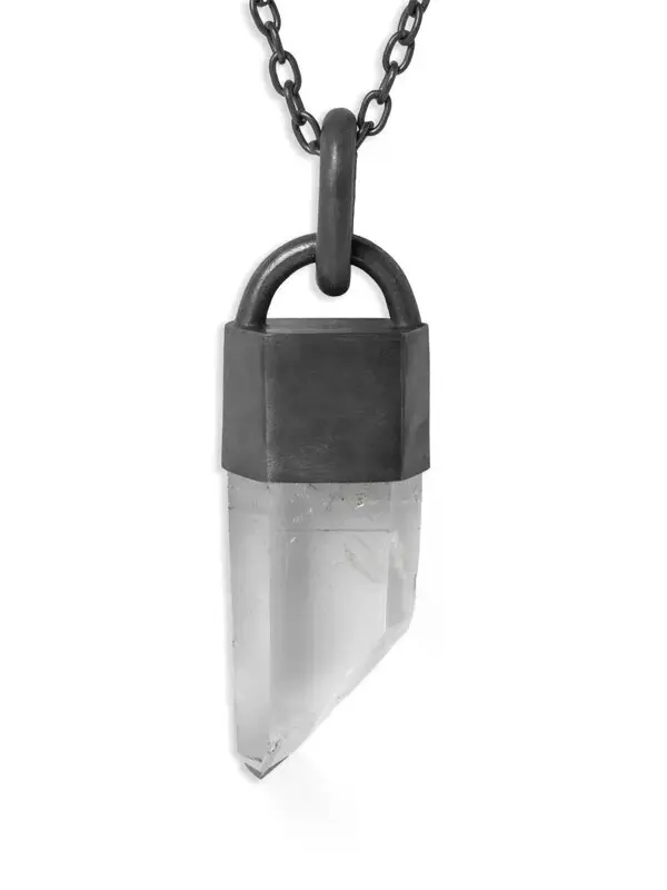 PARTS OF FOUR Sterling Talisman Quartz Necklace - Silver