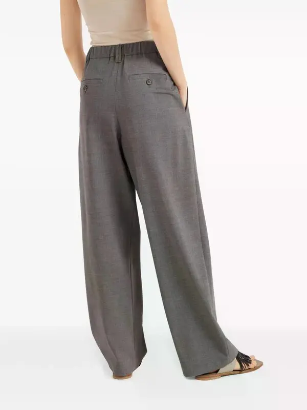 Brunello Cucinelli Tailored Wide Leg Trousers