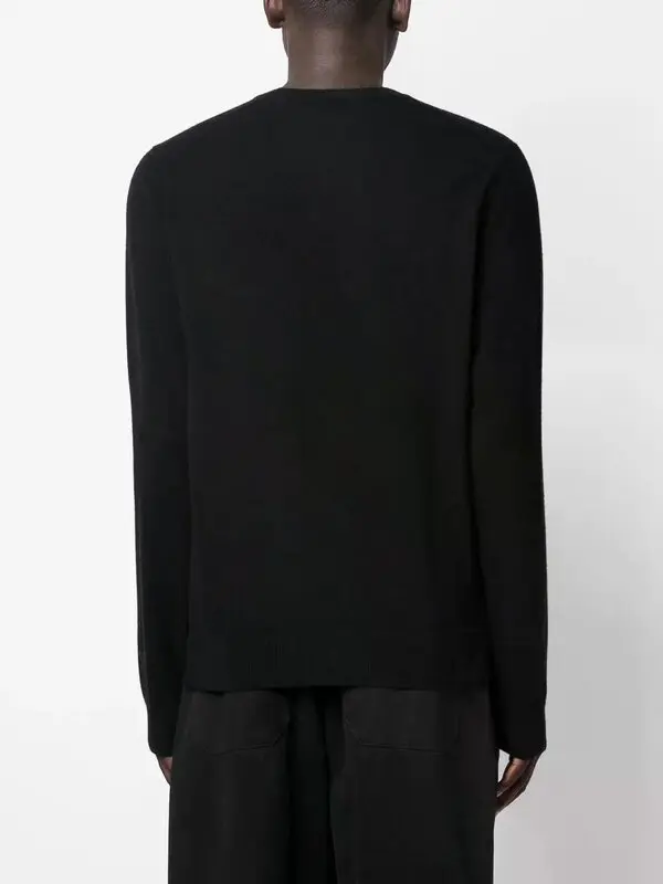 Comme Des Garçons V-neck Knitted Jumper