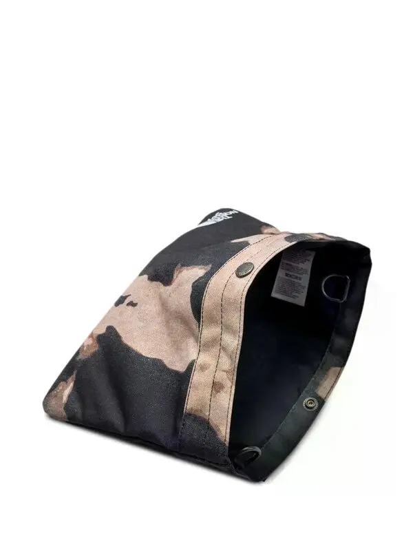 Supreme X The North Face Bleached Denim Print Shoulder Bag - Brown
