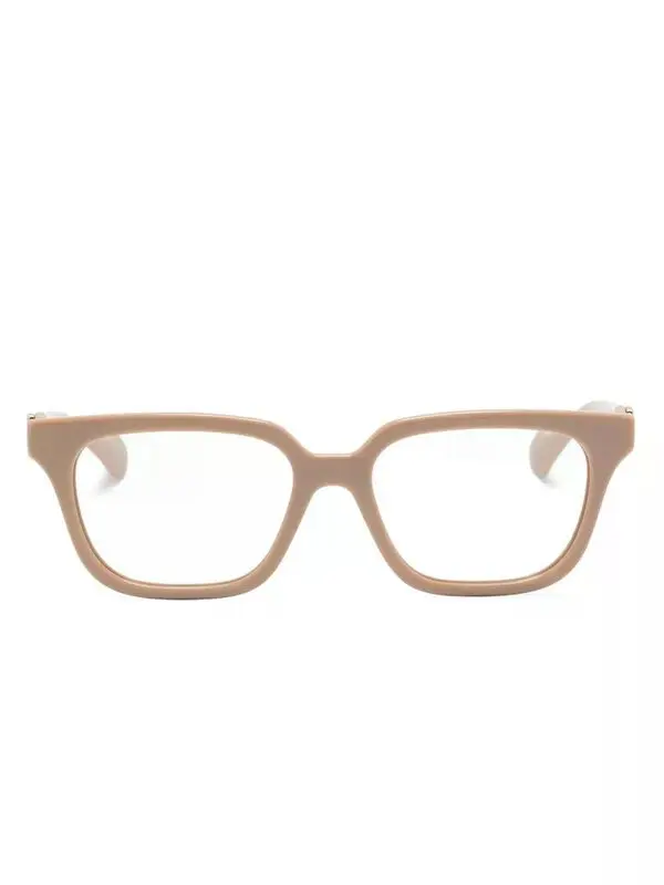 Gucci Gg1536o Square-frame Glasses - Neutrals
