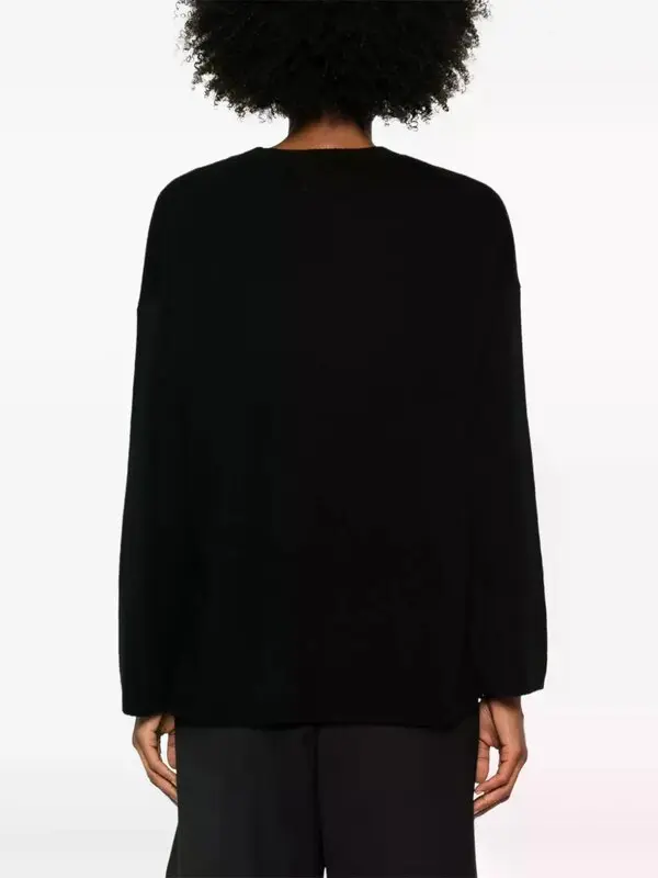 ALLUDE Crew-neck Cashmere Sweater