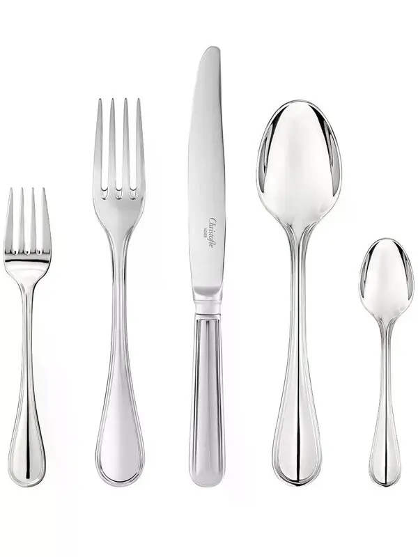 Christofle Albi Acier Five-piece Individual Place Setting - Silver