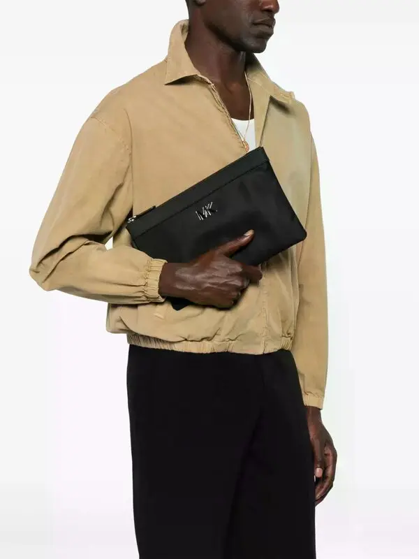 Michael Kors Logo Plaque Clutch