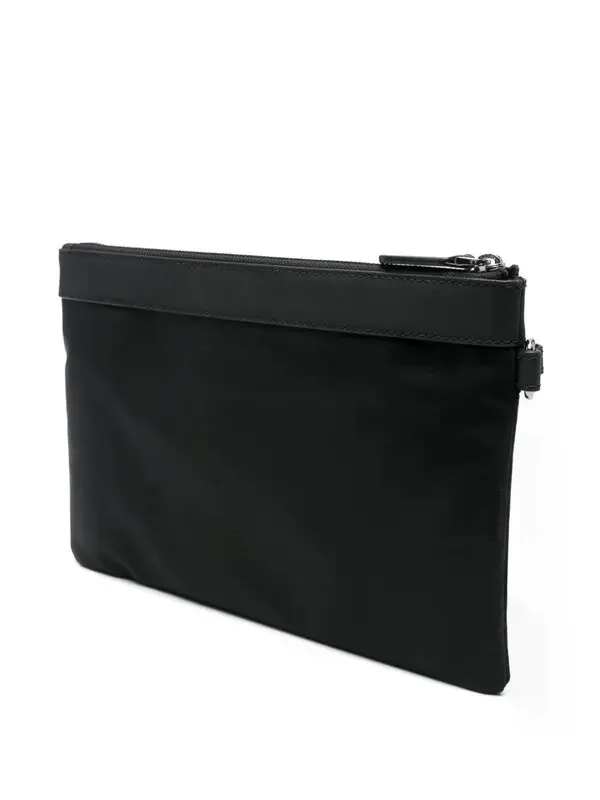 Michael Kors Logo Plaque Clutch