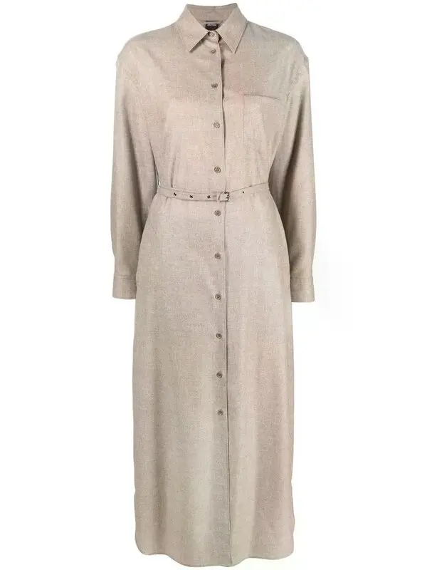 Aspesi Belted Button-down Dress