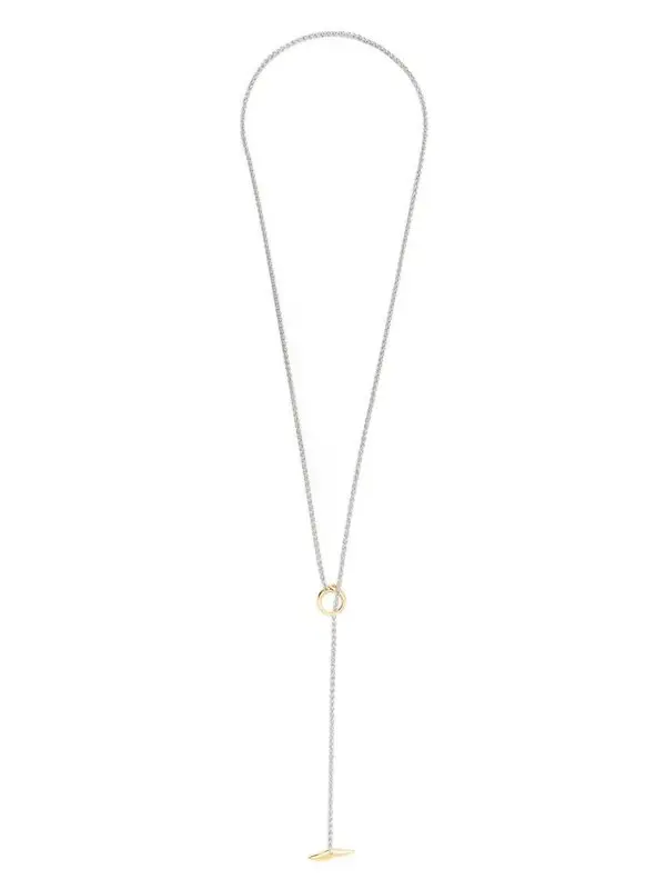 Tom Wood Robin Duo L Chain Necklace - Silver