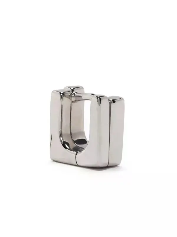 Tom Wood Sterling Step Spinel Huggie Earrings