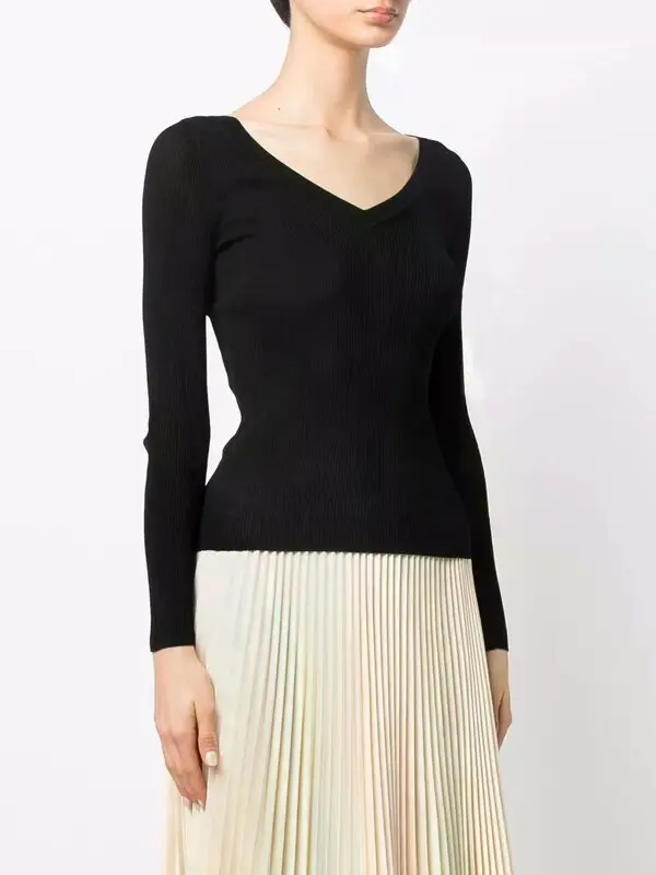 P.a.r.o.s.h V-neck Fine-knit Top