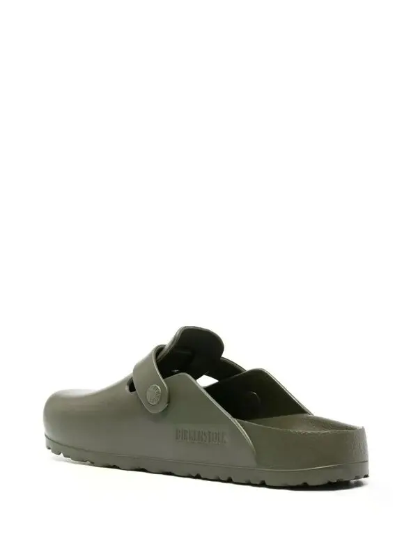 BIRKENSTOCK Boston Buckled Slippers - Green