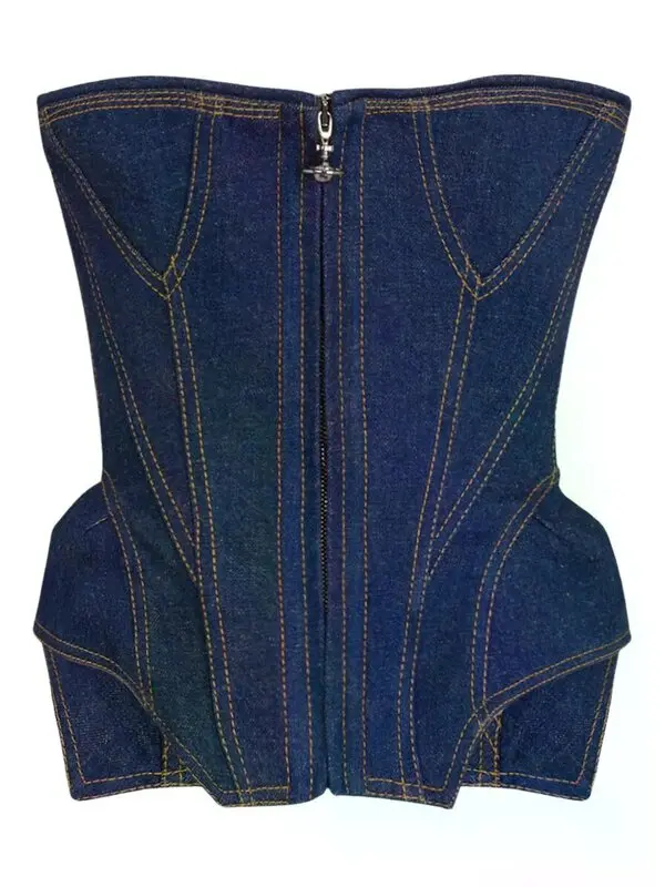 VIVIENNE WESTWOOD Denim Cobrax Corset - Blue