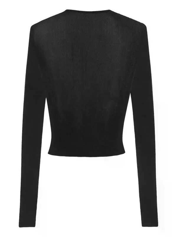 Saint Laurent Round-neck Fine-knit Top