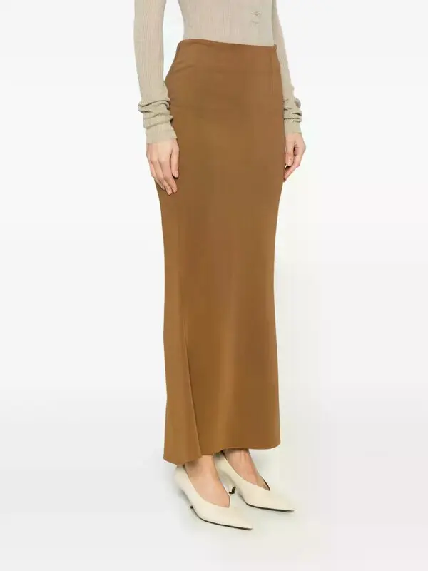 STYLAND Crepe Maxi Skirt