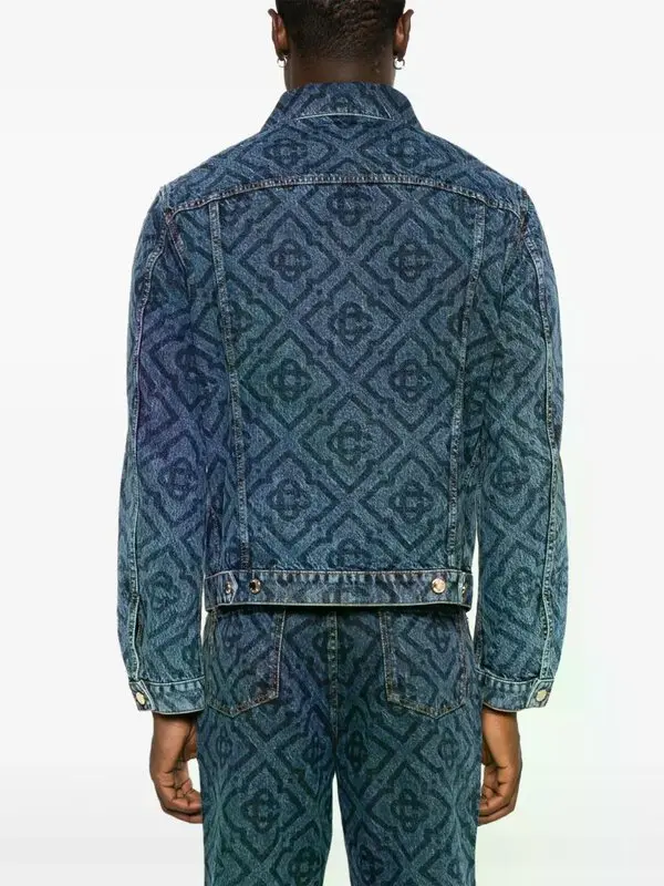 Casablanca Laser Monogram Denim Jacket
