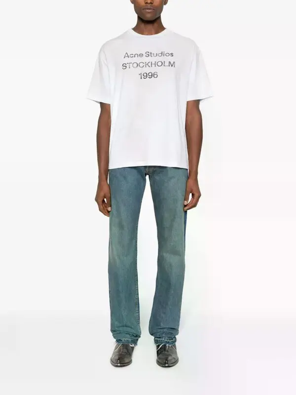 Acne Studios Logo Print Relaxed Fit T-shirt