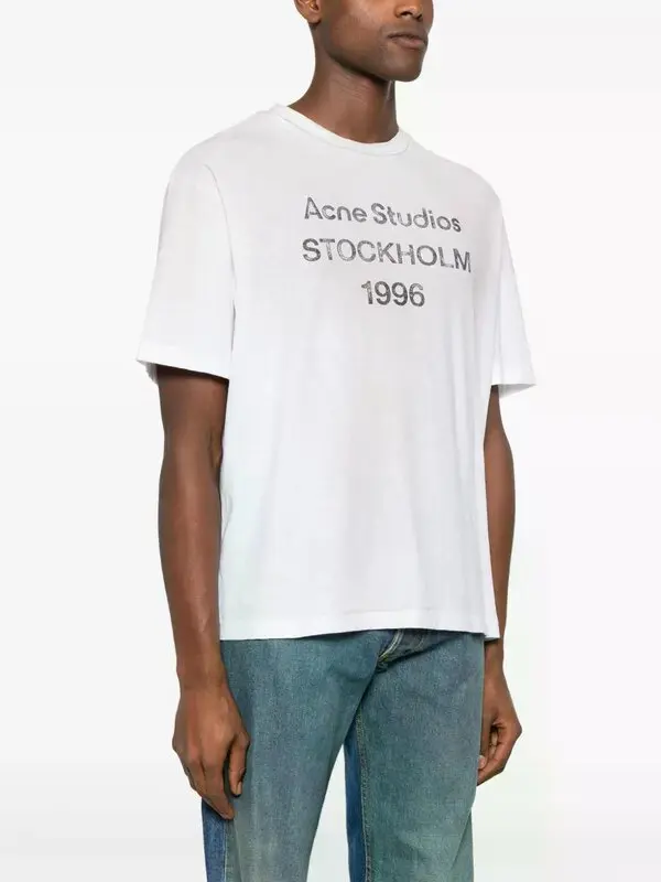 Acne Studios Logo Print Relaxed Fit T-shirt