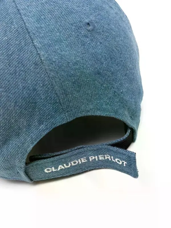 Claudie Pierlot Denim Baseball Cap