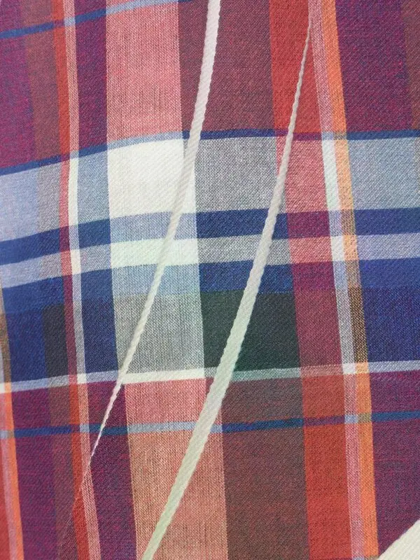 Comme Des Garçons Checked Twill Shorts