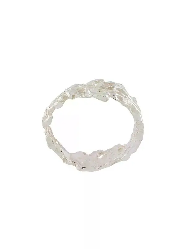 LOVENESS LEE Cylindro Textured Ring - Silver