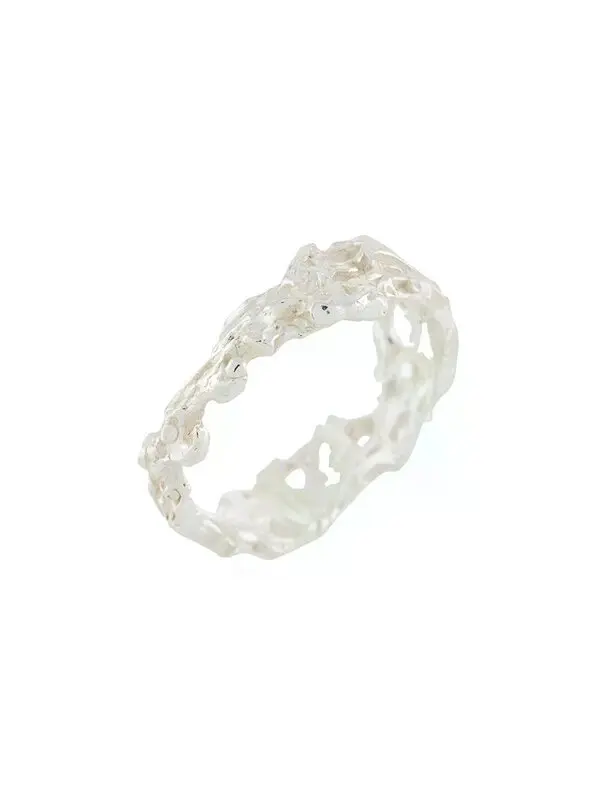 LOVENESS LEE Cylindro Textured Ring - Silver
