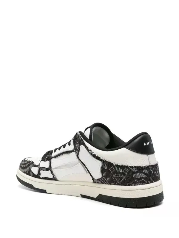 Amiri Bandana Denim Sneakers - Black