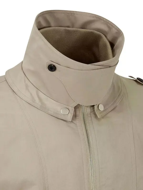 STUDIO TOMBOY Zip-up Military Jacket - Neutrals