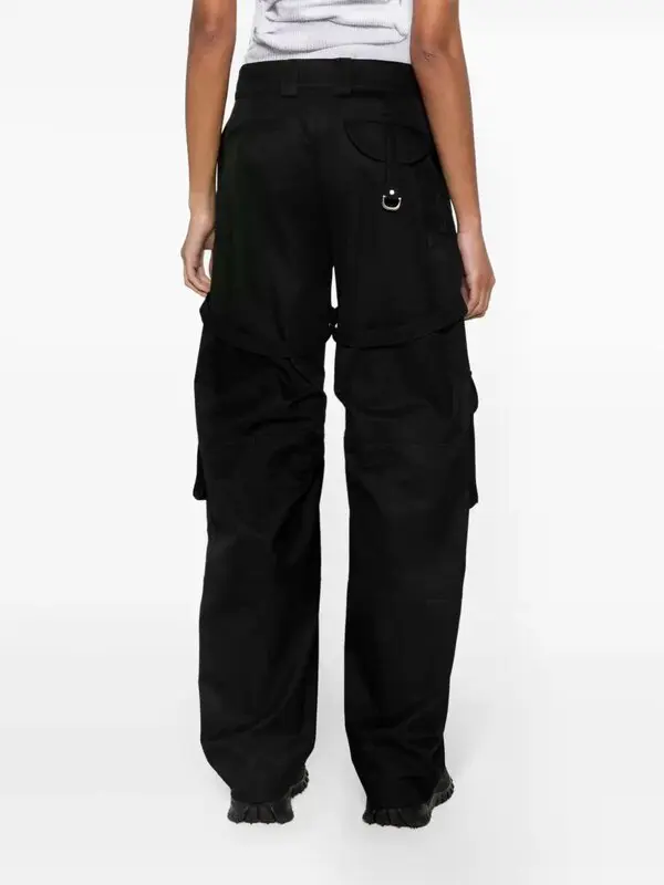 Off-White Cotton Straight-leg Trousers