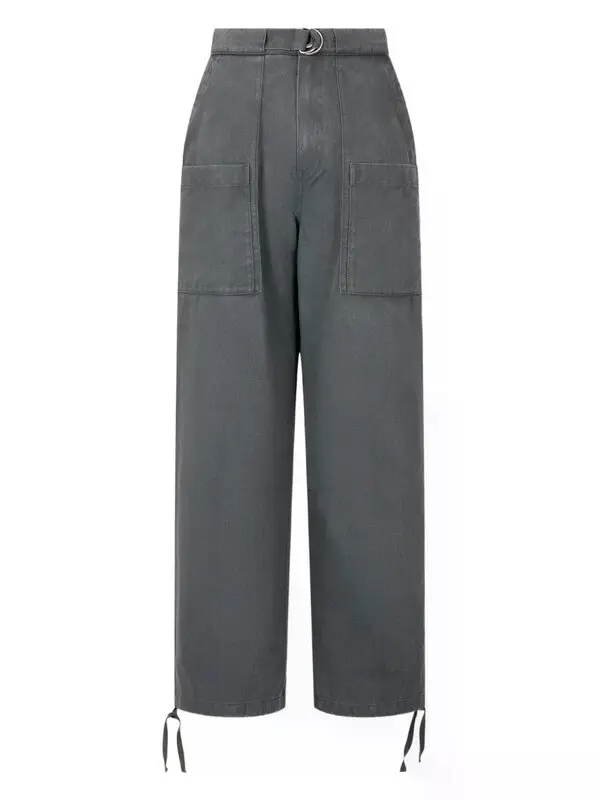 STUDIO TOMBOY High-waisted Cargo Trousers - Grey