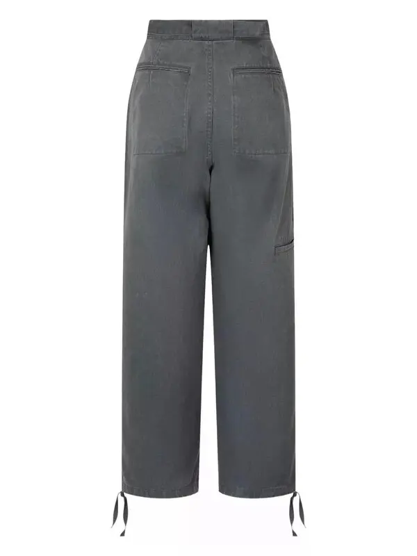 STUDIO TOMBOY High-waisted Cargo Trousers - Grey
