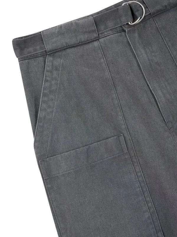 STUDIO TOMBOY High-waisted Cargo Trousers - Grey