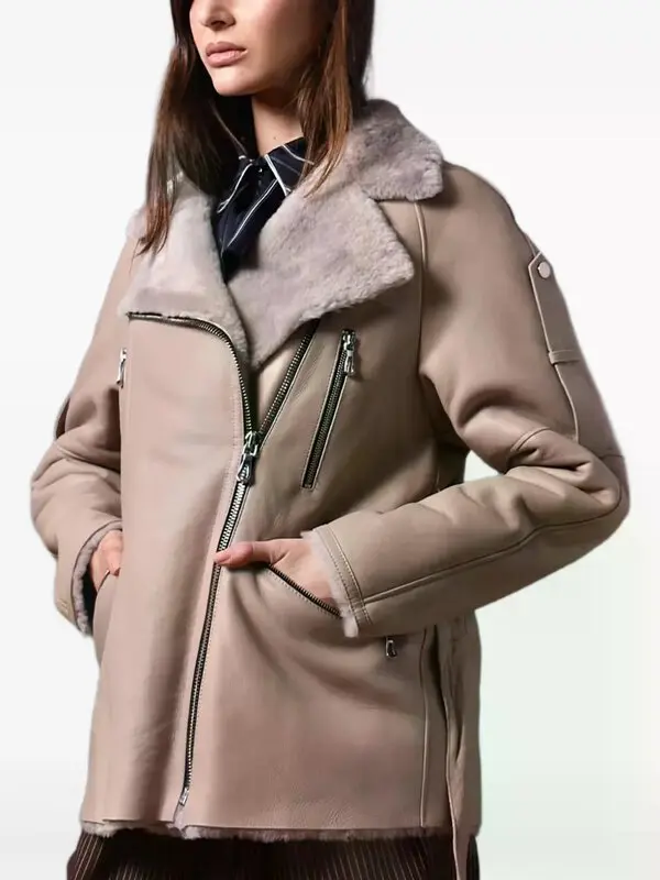 POCHE PARIS Belted Jacket - Neutrals