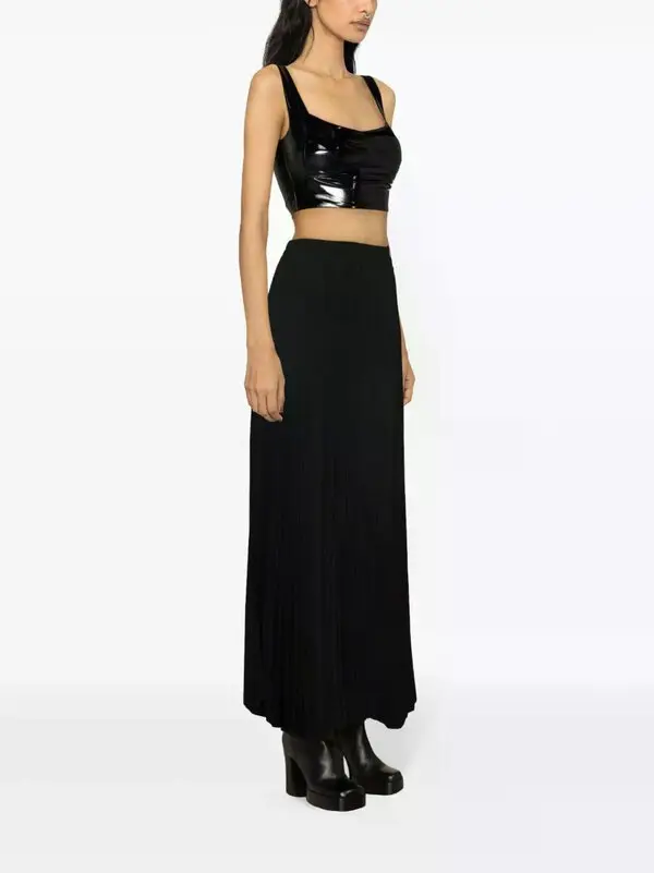 STYLAND High-waist Pleated Midi Skirt
