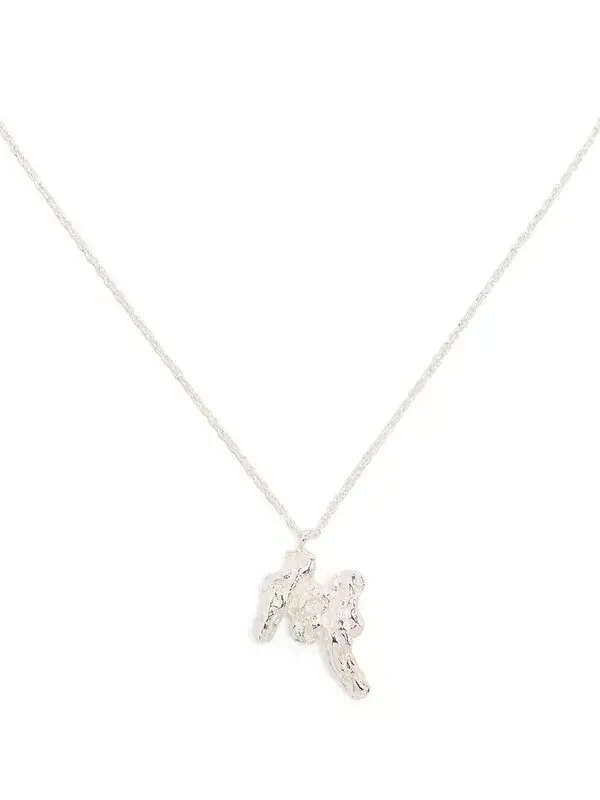 LOVENESS LEE M Alphabet Pendant Necklace - Silver